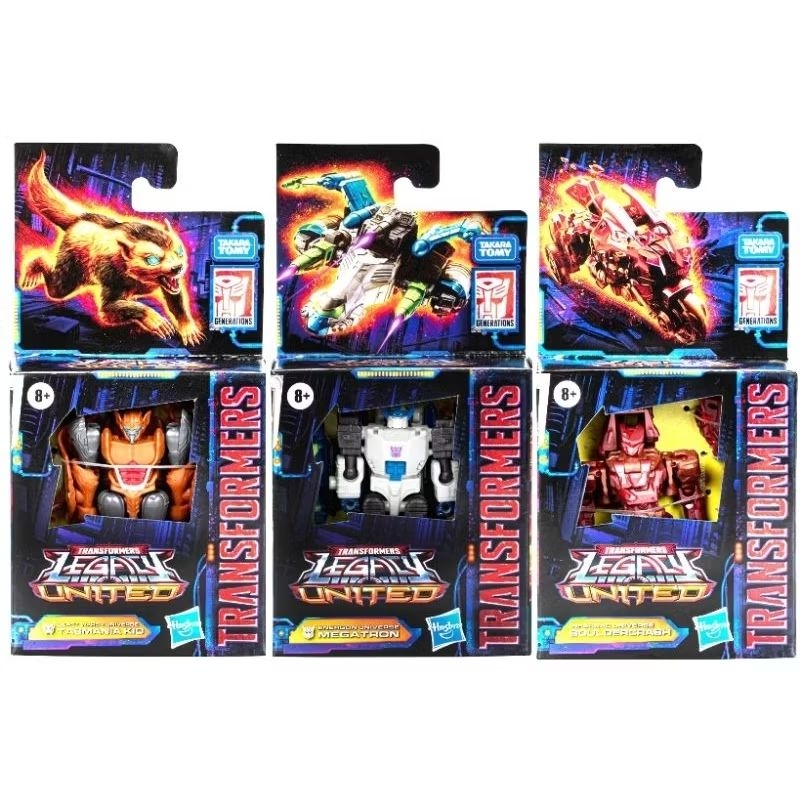 Transformers Legacy Core Energon Megatron Cheetor Beast Wars II ...
