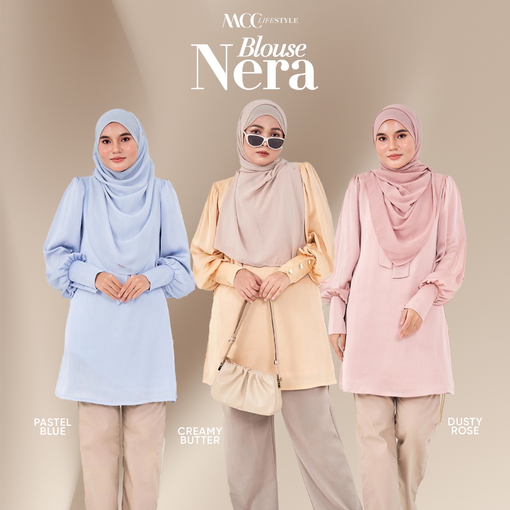 MCC Lifestyle Blouse Nera Casual Terkini Fashion Trend Style Loose ...
