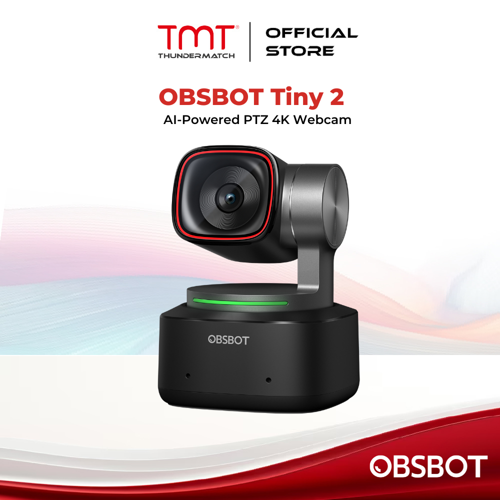 OBSBOT Tiny 2 AI-Powered PTZ 4K Webcam | Shopee Malaysia