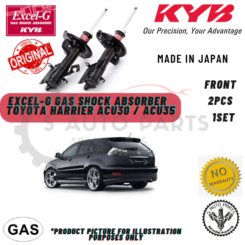 TOYOTA HARRIER ACU30 / ACU35 / MCU30 (FRONT) 100% KAYABA (KYB) EXCEL-G ...