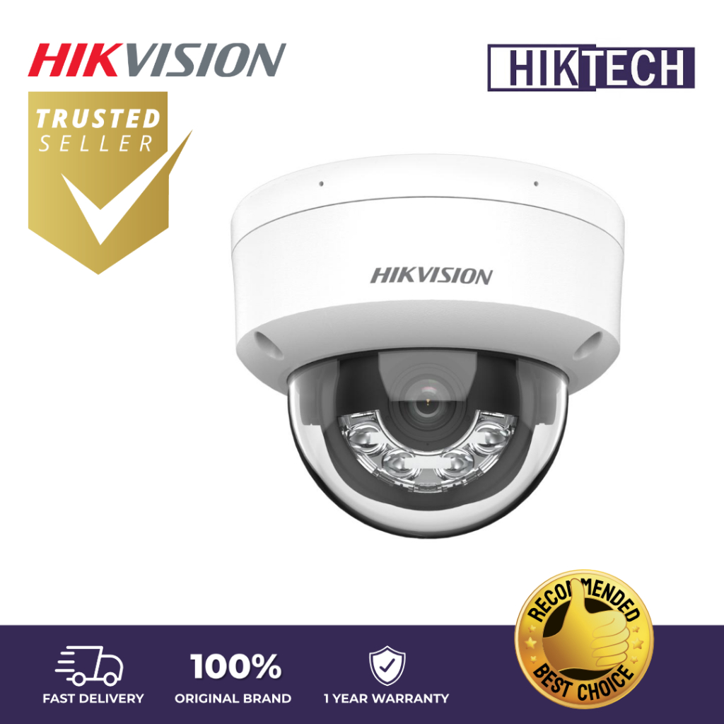 Hikvision DS-2CD1143G2-LIU 4MP Smart Hybrid Light Fixed Network Camera ...