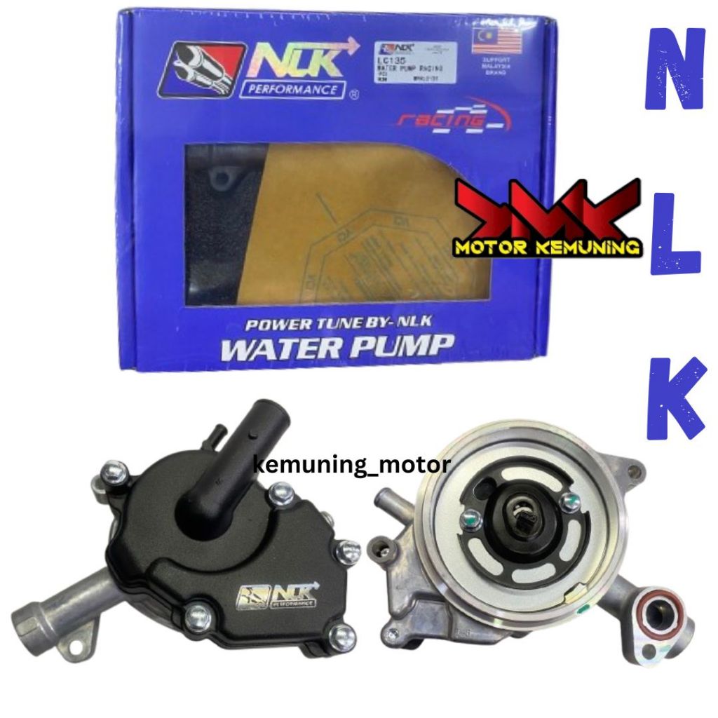 NLK PERFORMANCE RACING WATER PUMP V2 FULL SET LC135 Y15ZR FZ150 Y16 ...