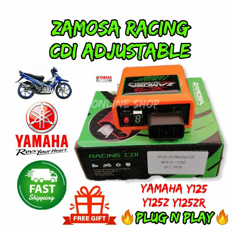 Yamaha Y125 Y125Z Y125ZR Cdi Racing Adjustable No Cut Off CDI RACING 8 Pin Good Quality 🔥Fast ...