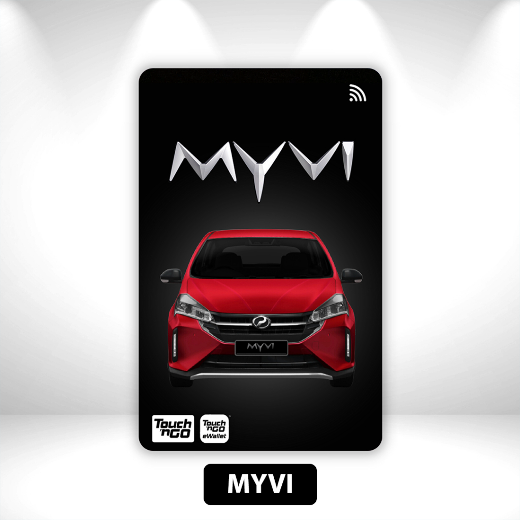 Perodua MYVI - TNG Sticker TNG NFC Card Skincard MYVI Sticker Touch n ...