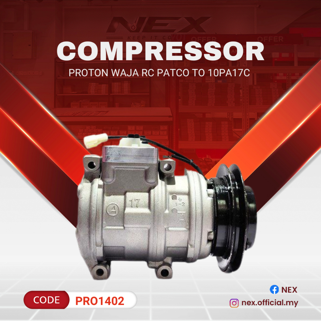 COMPRESSOR RC PROTON WAJA PATCO TO 10PA17C | Shopee Malaysia