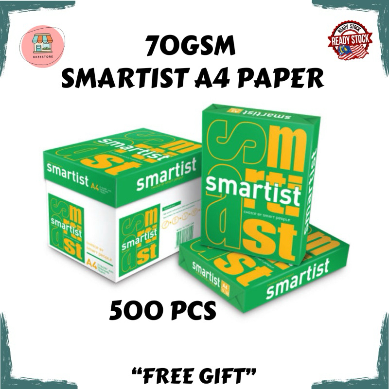 [READY STOCK] SMARTLIST A4 PAPER 70GSM - 500 PCS | Shopee Malaysia