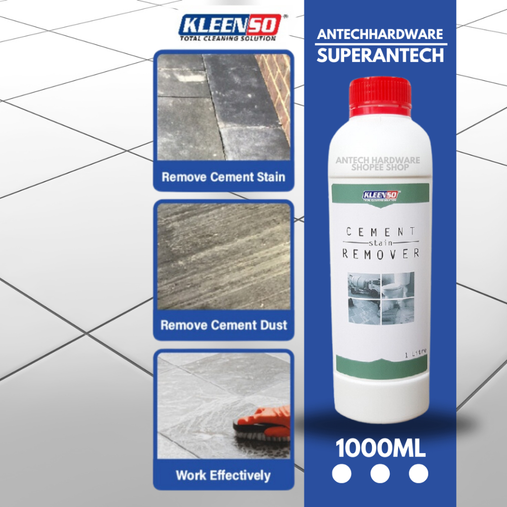 Original Cement Remover - Removes Cement Stain & Grout & Rust & Hard ...