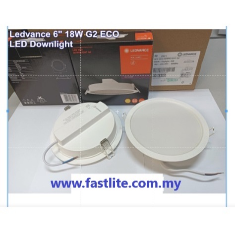 Ledvance (Osram) 6" 18W Lampu Bawah ECO LED G2 (penambahan lebih baik ...