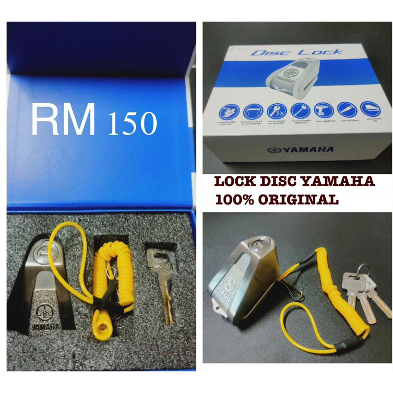 LOCK DISC YAMAHA 100% ORIGINAL (beli tak pernah pakai lagi masih baru ...