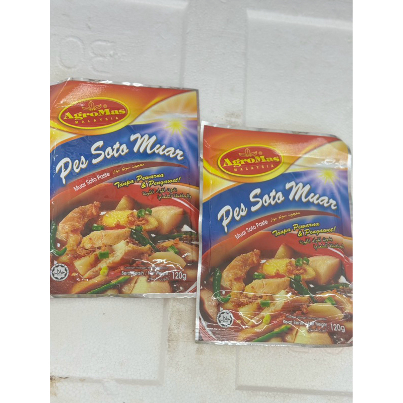 AGROMAS PES SOTO MUAR READY TO COOK 120g | Shopee Malaysia