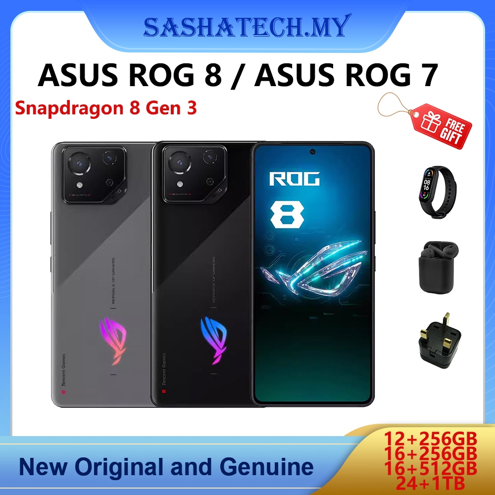Asus Rog 8 / Asus ROG 7 Pro Snapdragon 8 Gen 3 6000 mAh 6.78 inch Asus ...
