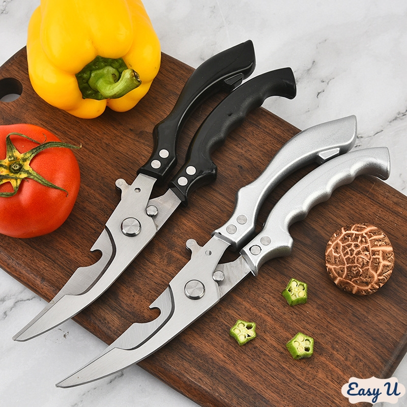 Multifunctional Kitchen Stainless Steel Scissors | Chicken Bone ...