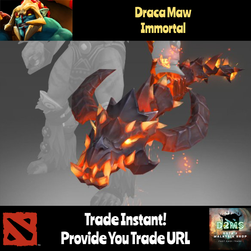 Dota2 Huskar Draca Maw Immortal | Shopee Malaysia