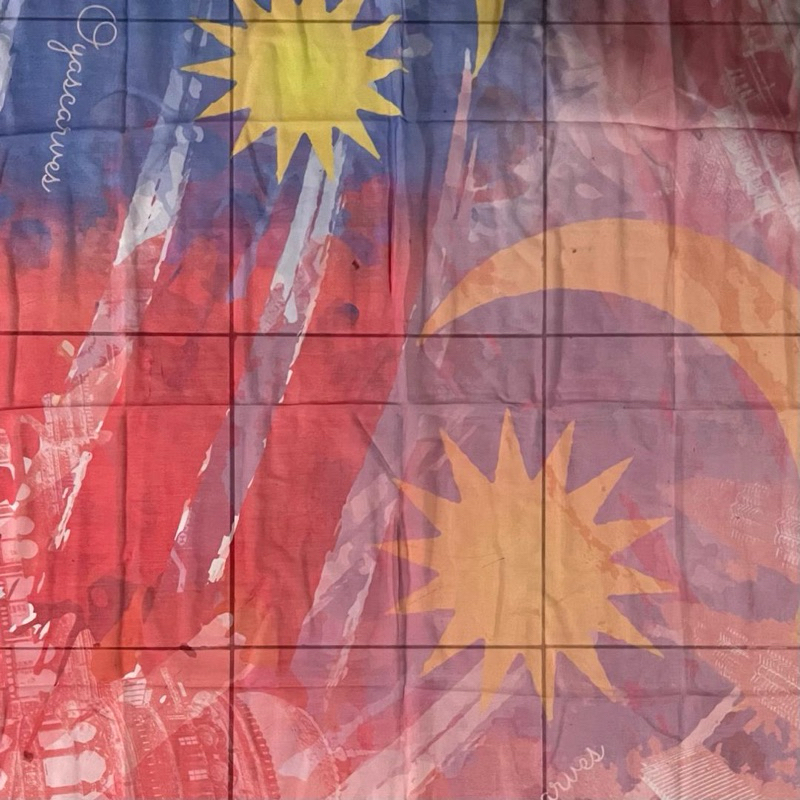 TUDUNG MERDEKA CORAK BENDERA MALAYSIA MERDEKA | Shopee Malaysia