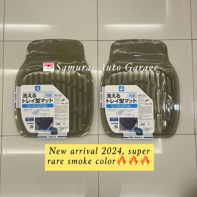 JDM SMOKE TRANSPARENT FLOORMAT (High collar type) | Shopee Malaysia