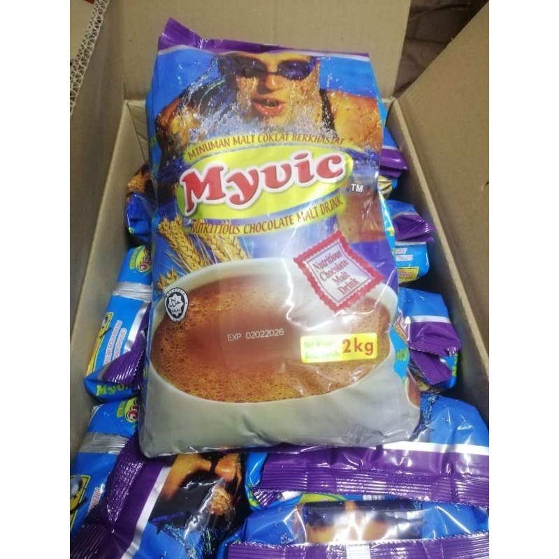 Myvic Chocolate Malt Powder 1kg/2kg(box) | Shopee Malaysia