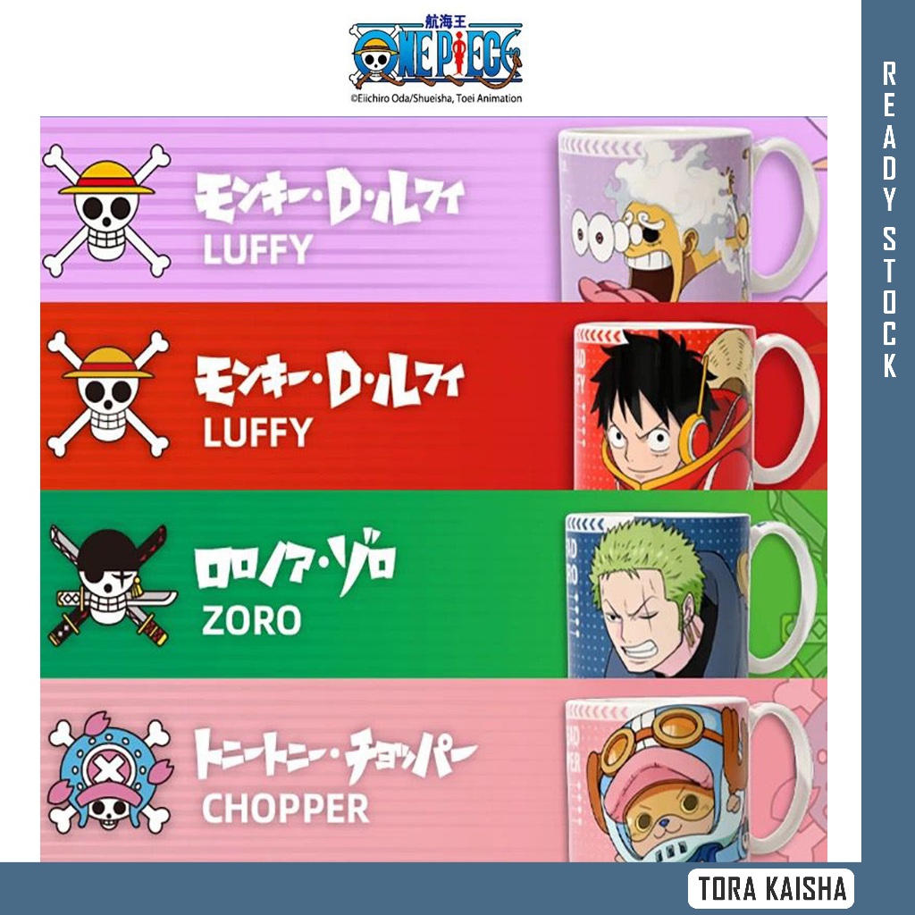 [TOEI ANIMATION] ONE PIECE Mug Luffy Gear 5 Figure Toy 海贼王 航海王 | Shopee ...
