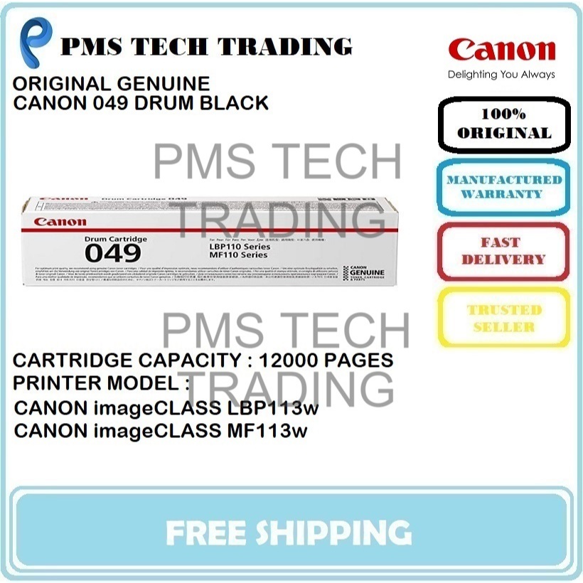 CANON ORIGINAL DRUM UNIT 049 imageCLASS LBP113w imageCLASS MF113w ...