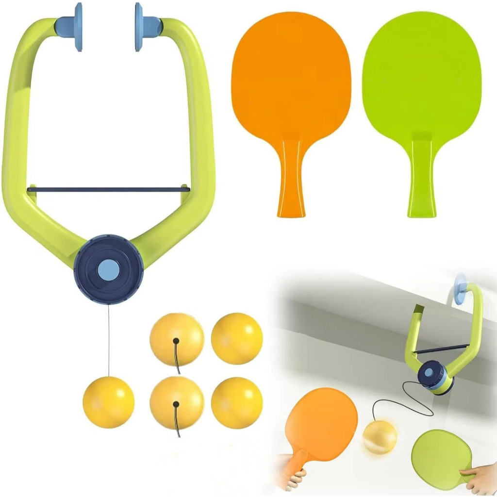 Parent-child Exercise Hanging Table Tennis Trainer Portable Set Door ...