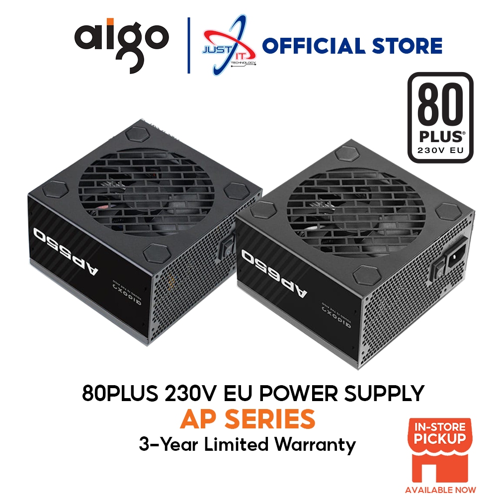 AIGO AP SERIES 550W / 650W / 750W 80PLUS Standard BLACK / WHITE POWER ...