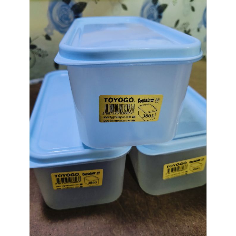 TOYOGO 3803 Refrigerator Container Freezer Storage Stackable Food ...