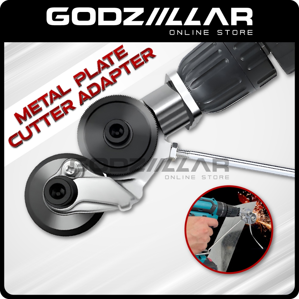 Electric Drill Metal Plate Cutter Adapter Cutting Portable Double Head ...