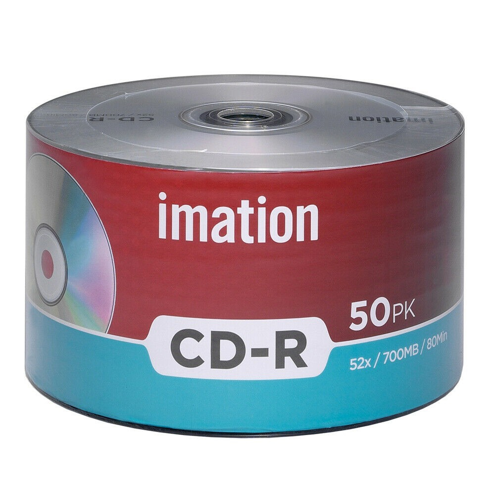 Imation Blank Cd Cd R Cdr Disc 10 50 Pcs 700mb 80min 52x Shopee