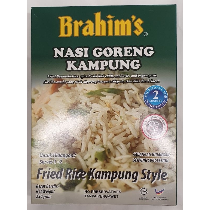 BRAHIM'S NASI GORENG KAMPUNG 250g | Shopee Malaysia