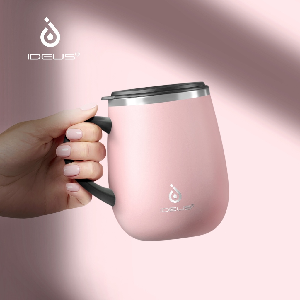 IDEUS Insulated Coffee Mug Keep Cold and Hot (470ml/16oz)Double Wall ...