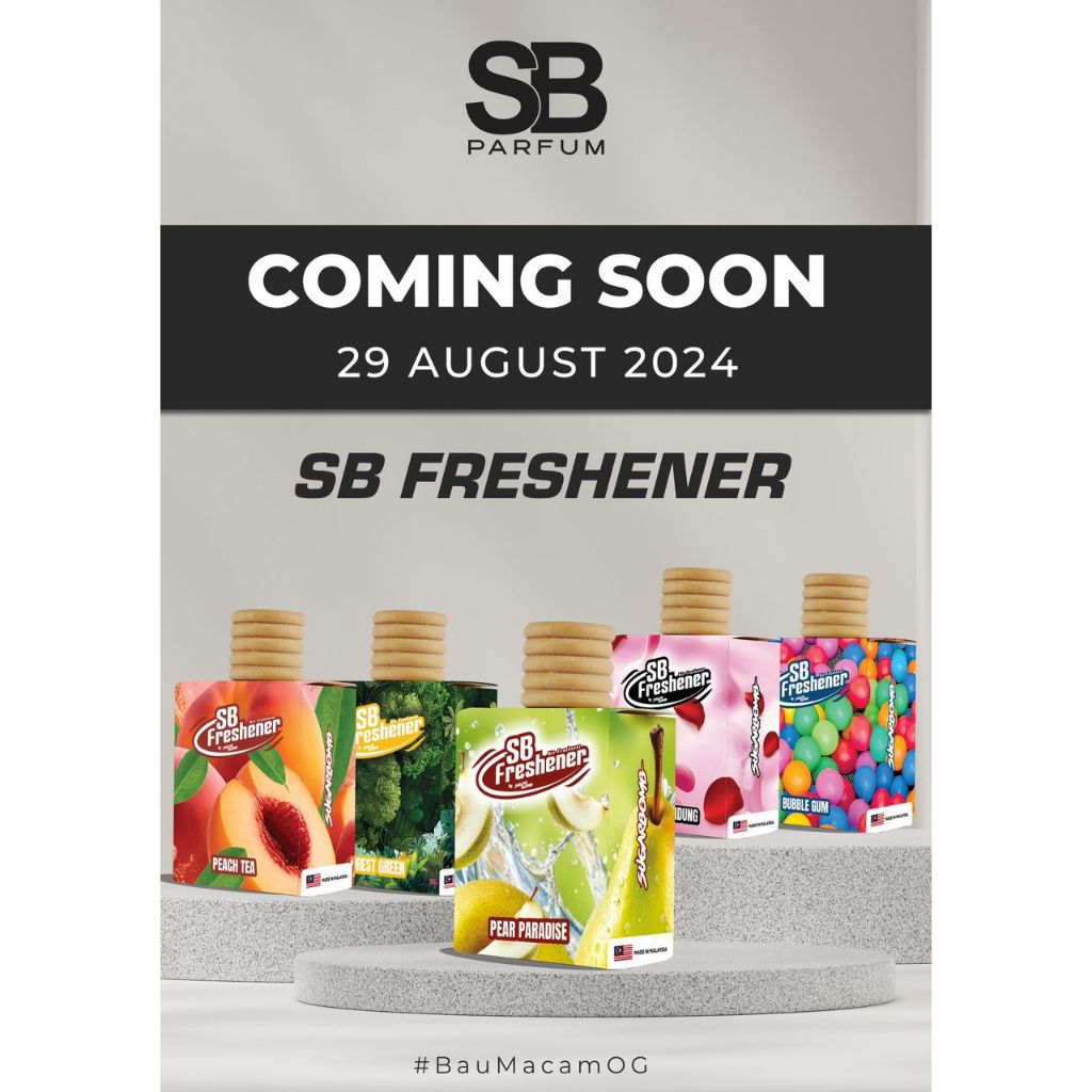 SB Freshener Sugarbomb car perfume / air freshener BUBBLE GUM / PEAR ...