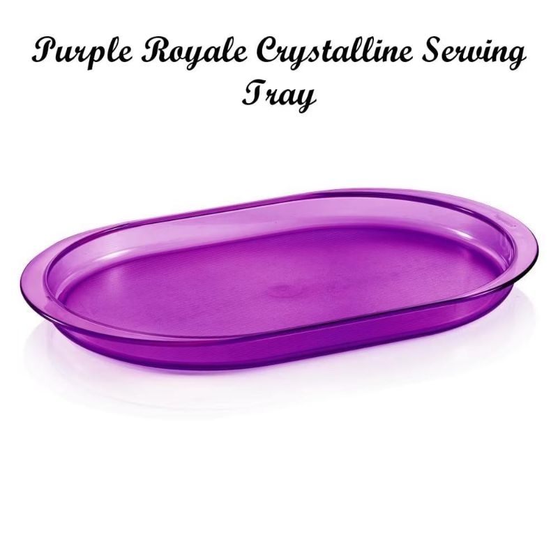 🔥READY STOK🔥 [ORI💯] TUPPERWARE Spinning Tray (1) n Crystalline Tray ...