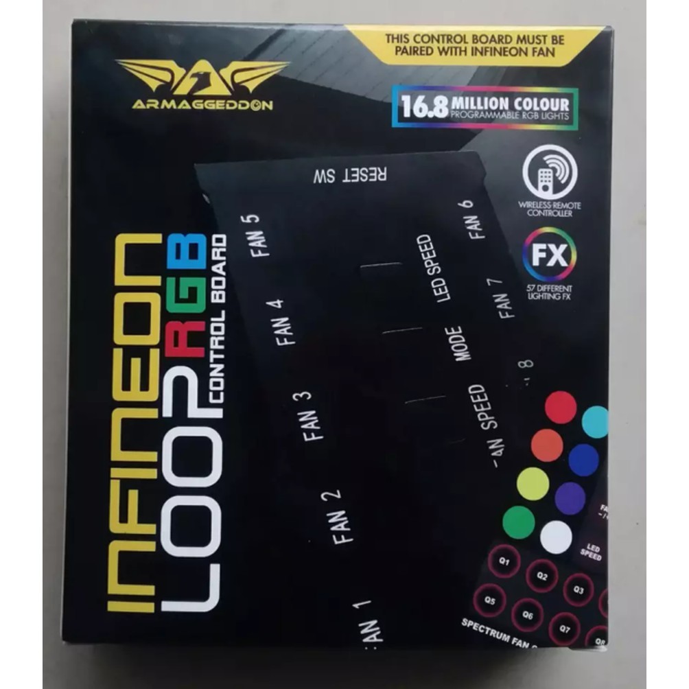 Armaggeddon Infineon Loop RGB Control Board – Control 10 RGB Fan Code ...