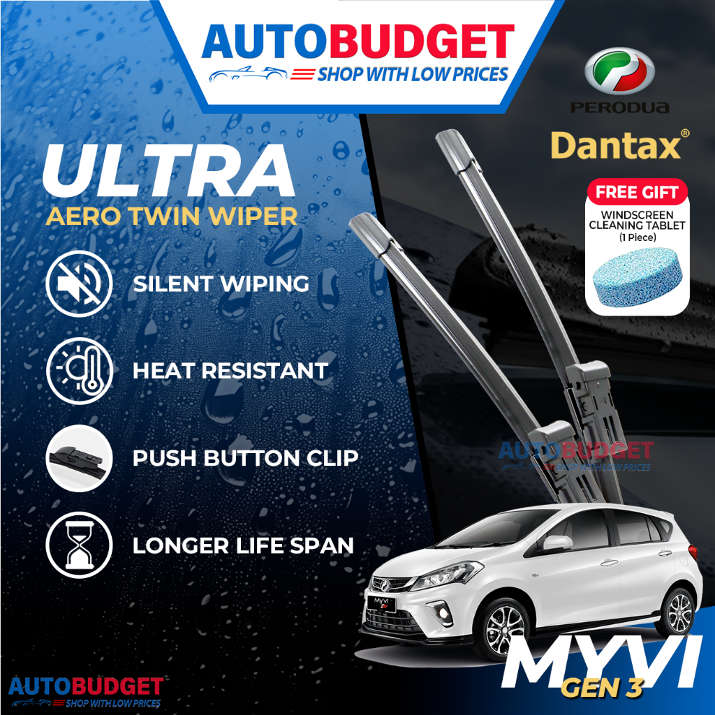 Car Wiper Perodua Myvi Gen3 2018-2024 (22"+16") Ultra AeroTwin ...