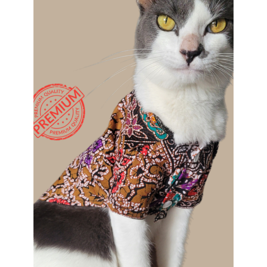 Baju Batik Kucing dan Anjing dengan Motif Klasik - Furry Finds Hub ...