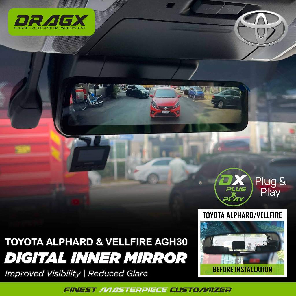 🔥 READY STOCK🔥TOYOTA DIGITAL INNER MIRROR | Shopee Malaysia