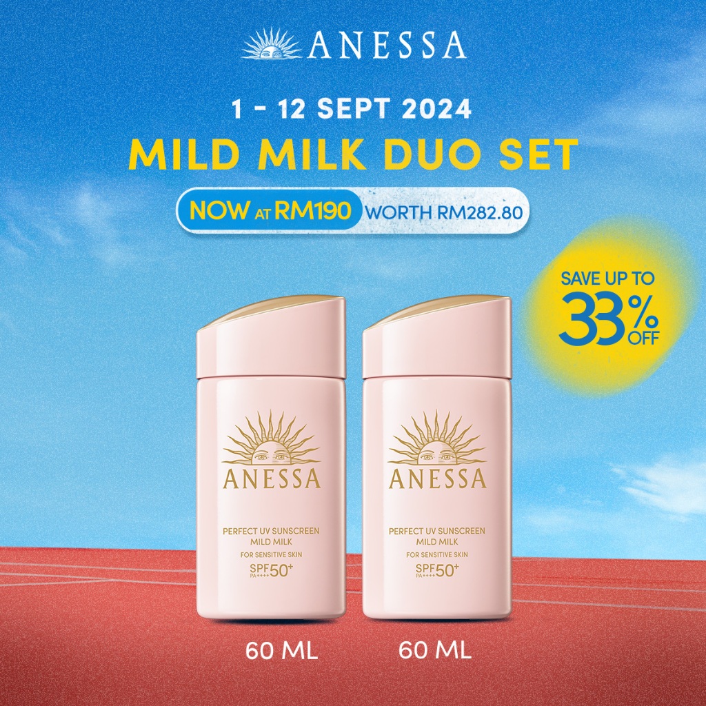Anessa Mild Milk 60ml Duo Set | Shopee Malaysia