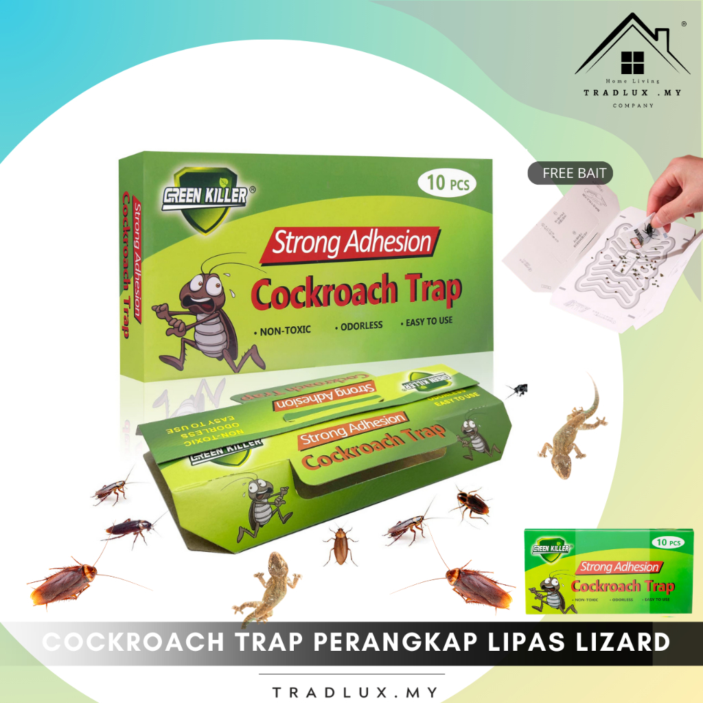 Tradlux Cockroach Trap Killer Perangkap Lipas Lizard Trap Insect Trap ...