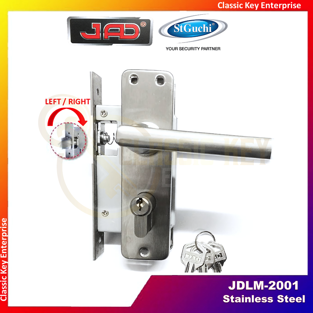JAD Mortise Grill Door Lock Lever Handle Heavy Duty JDLM-2001 ...