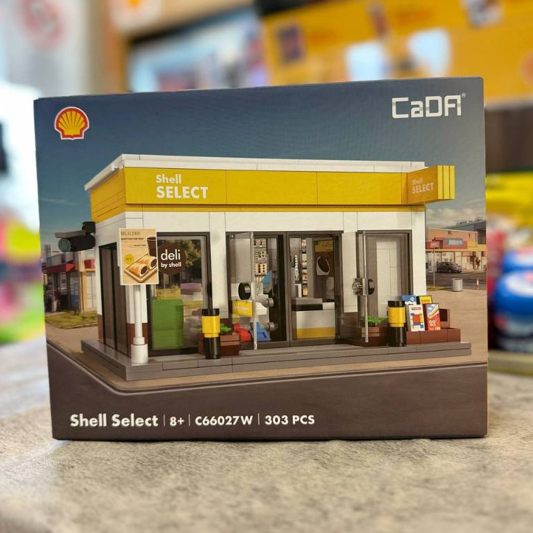 CaDa C66027W SHELL SELECT SMALL STATION BUILDING LEGO | 303pcs | Shopee ...