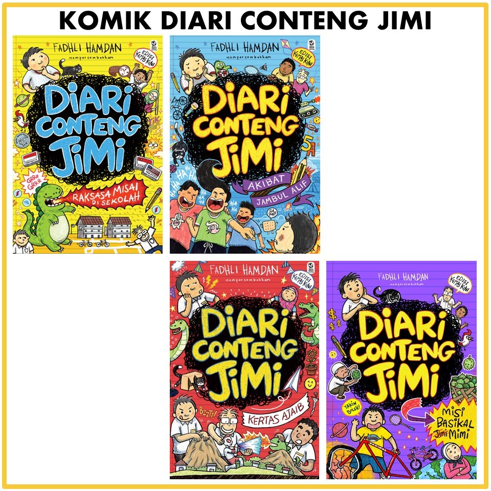 Diari Conteng Jimi: Raksasa Misai di Sekolah | Akibat Jambul Alif ...
