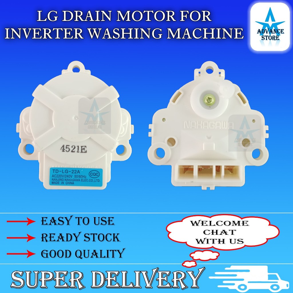 WF-HD100FS WF-HD100WM WF-HD105GV WF-HD110FS WF-HD110GV WF-HD120GV WF-HD130GV LG Drain Motor ...