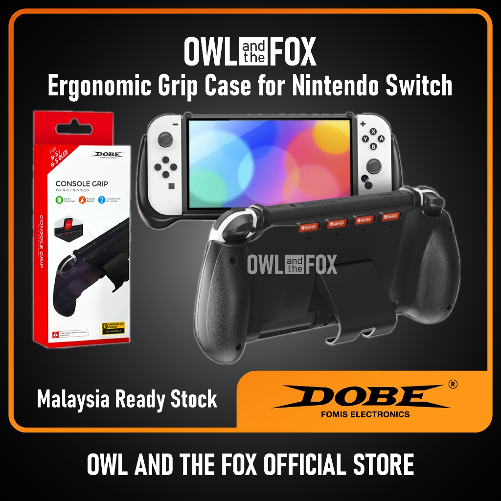 DOBE Nintendo Switch OLED V1/V2 Console Handle Grip Case Casing Cover ...