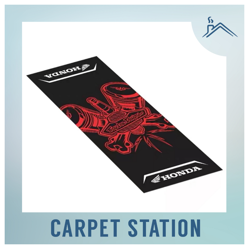 Karpet Motosikal Murah Honda Racing Bike Logo Display Mat Motorcycle ...