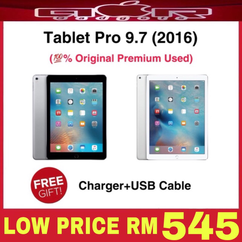 🔥LOWEST PRICE🔥Tablet Pro 9.7 2016 (💯%Original Secondhand) | Shopee Malaysia