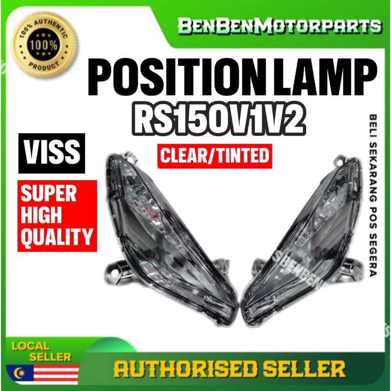 RS150 V1 V2 V3 FRONT SIGNAL LAMP SET LAMPU SIGNAL DEPAN CLEAR FRONT ...