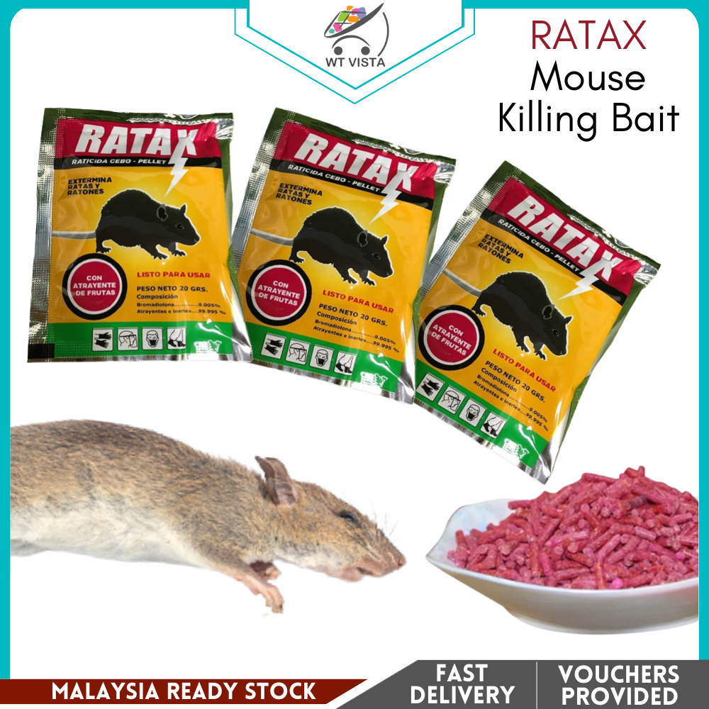 Mouse Bait Pellet Rat Mice Repellent Repel Pest Control Ubat Umpan ...