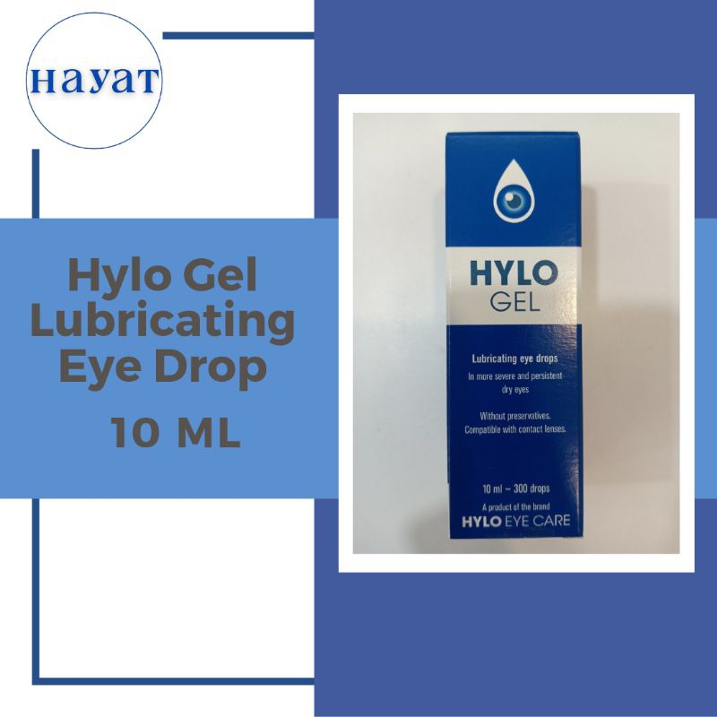 Hylo Gel Lubricating Eye Drop 10ML (300 drops) | Shopee Malaysia