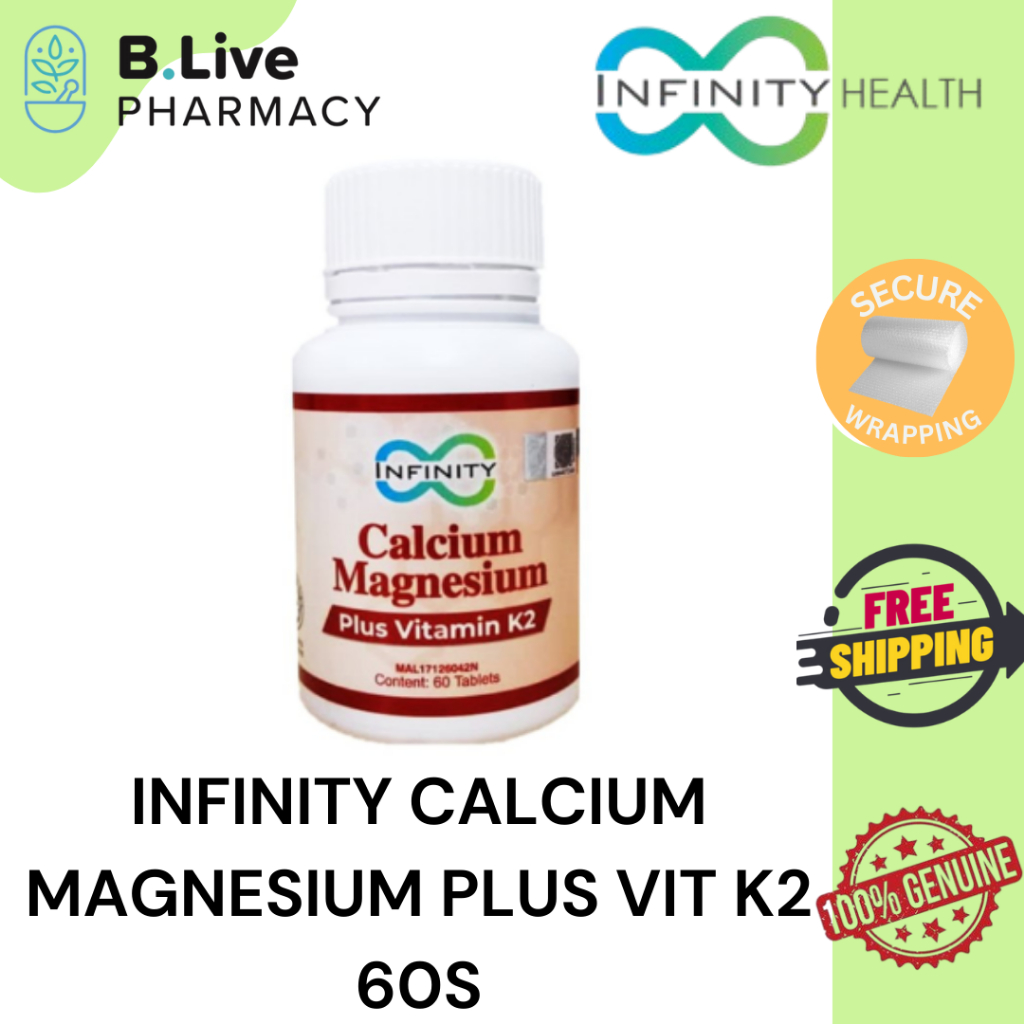 INFINITY CALCIUM MAGNESIUM PLUS VIT K2 60S | Shopee Malaysia