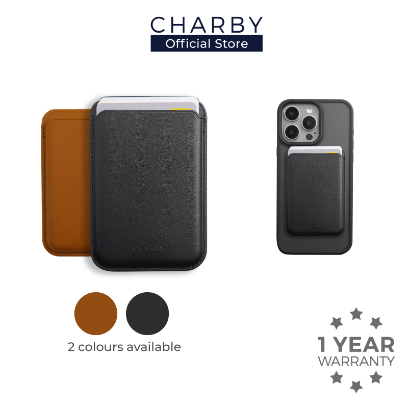 CHARBY Orbit Magnetic Wallet Vegan Leather Card and Banknotes Holder ...