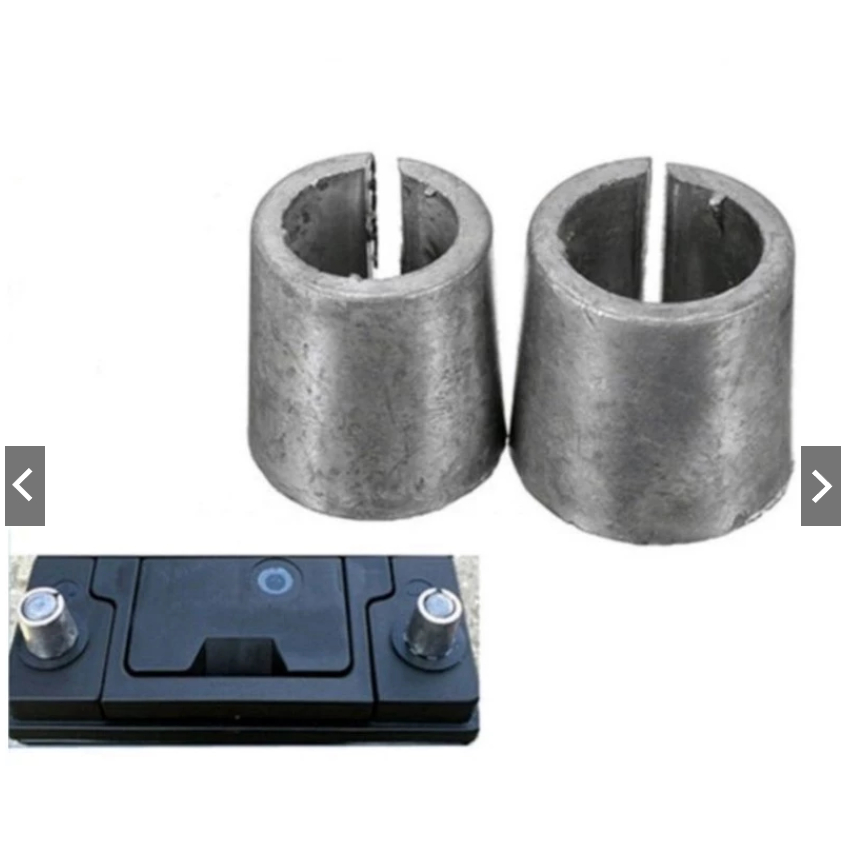 1 SET x Car Battery Terminal Post Adapter Shim Positif Negatif | Shopee ...